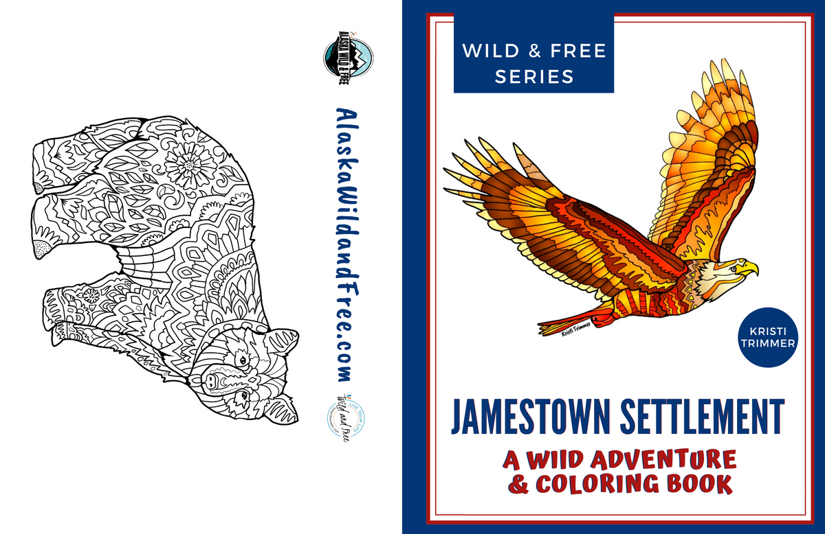 coloring book pages on jamestown settlement