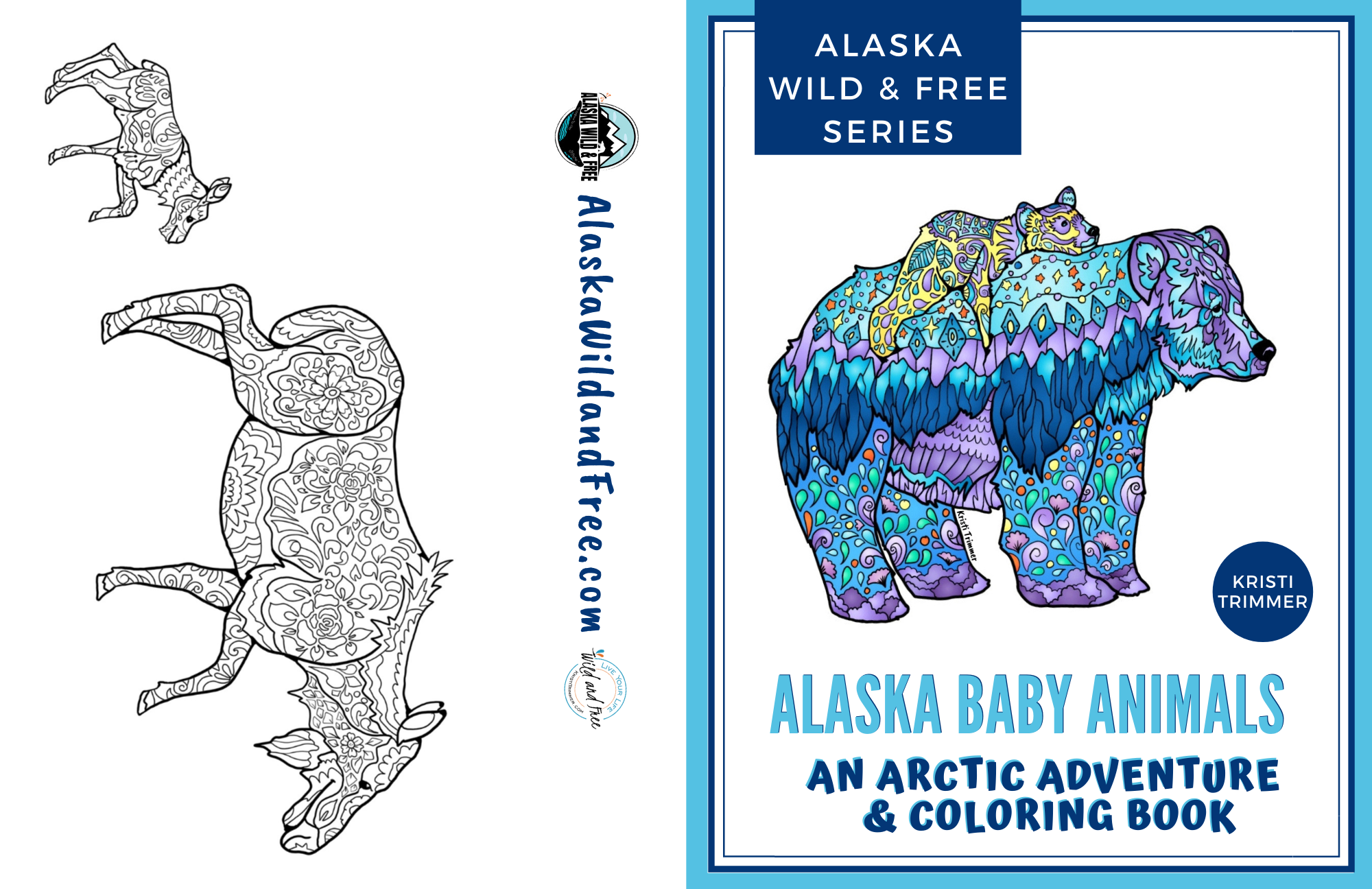 Book - Alaska Baby Animals: An Arctic Adventure & Coloring Book ...
