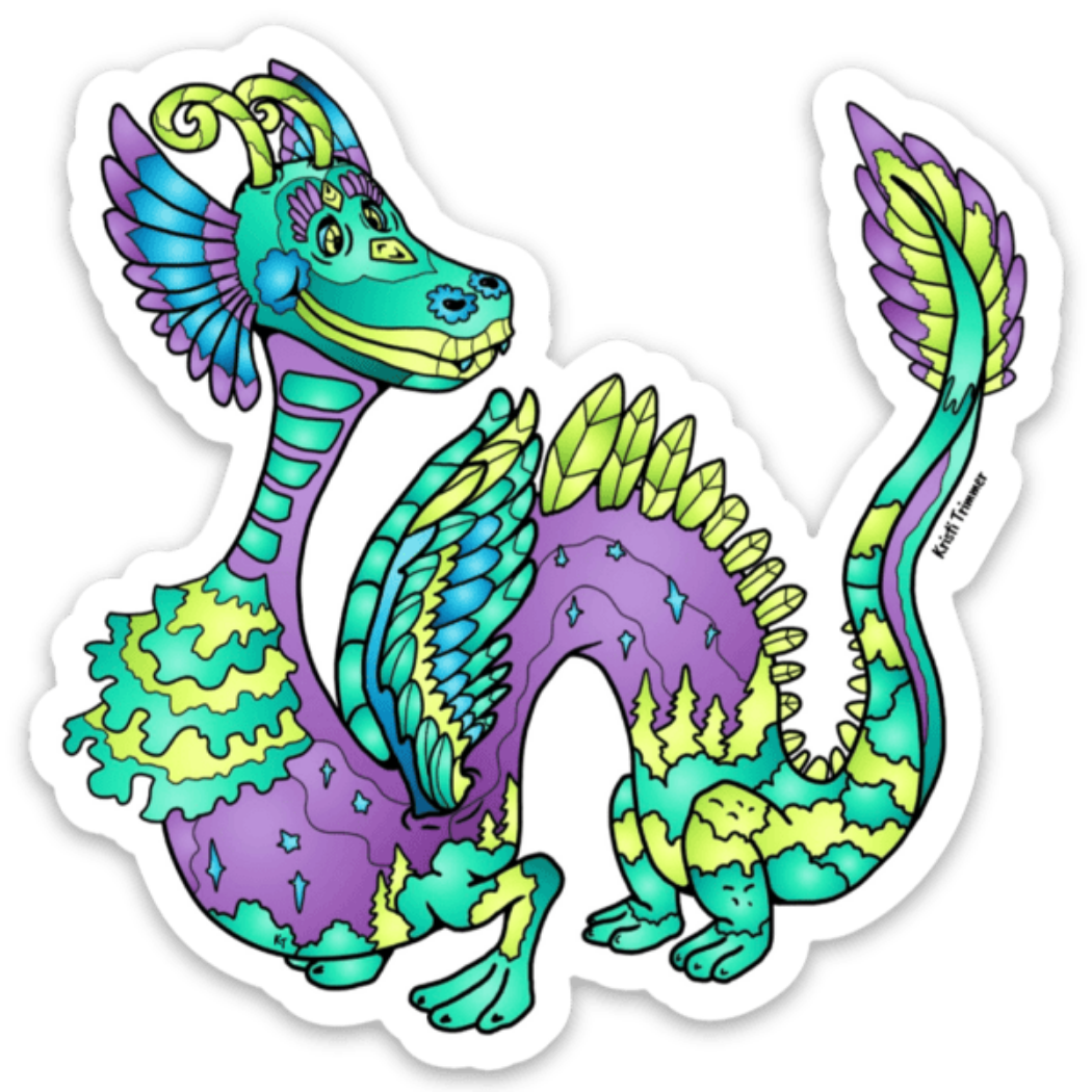 Dragon - Dragon Stickers – Alaska Wild & Free