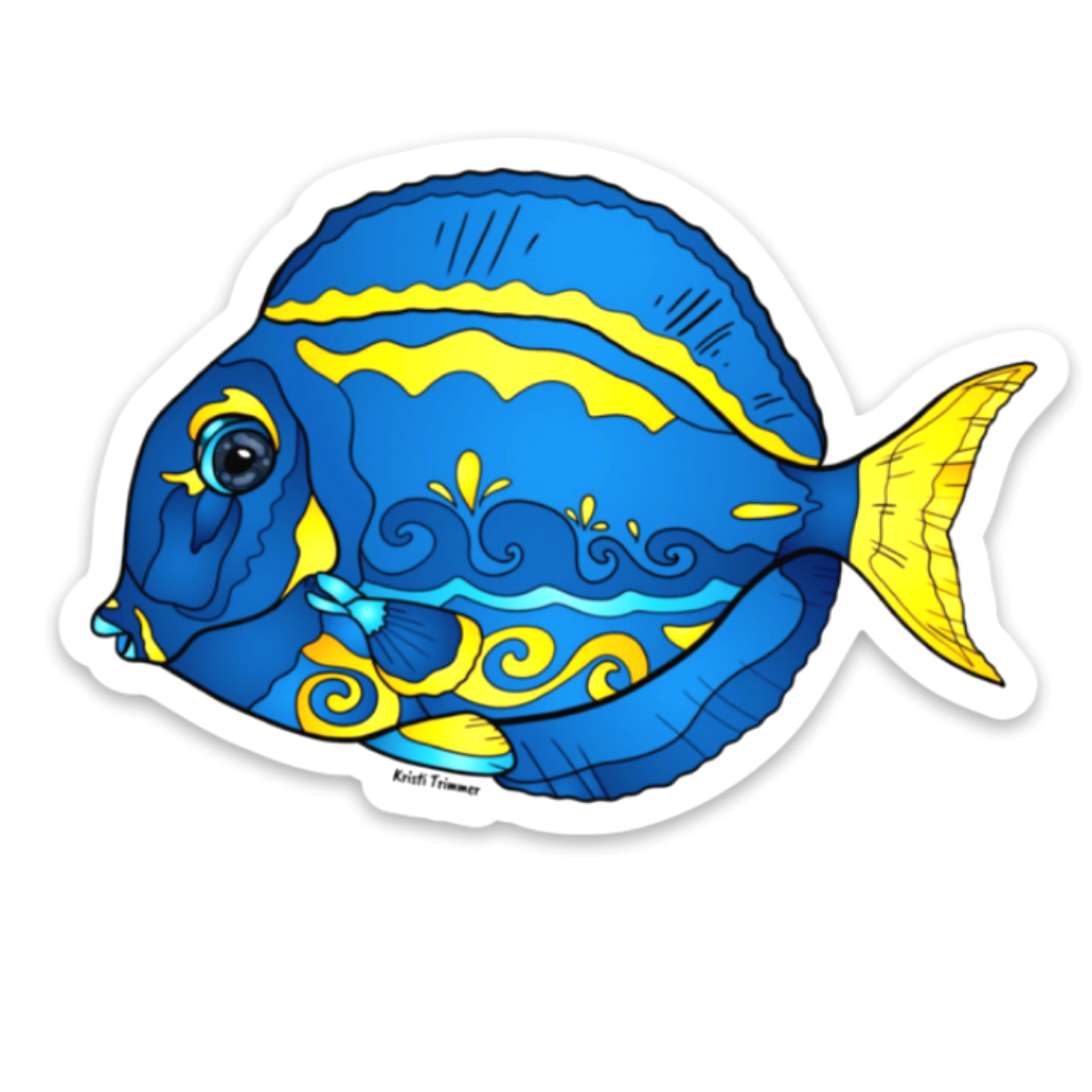 Fish - Blue Tang – Alaska Wild & Free