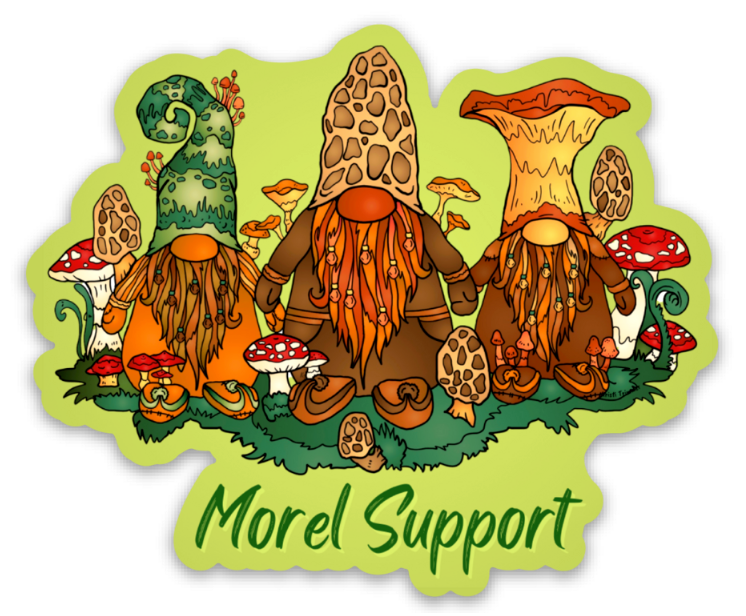 Gnome - Mushroom Gnomes + Morel Support – Alaska Wild & Free